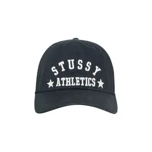 StÜssy Low Profile Athletics Strapback Cap - Black