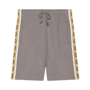 Gucci Cotton Jersey Shorts 'smoke - Grey