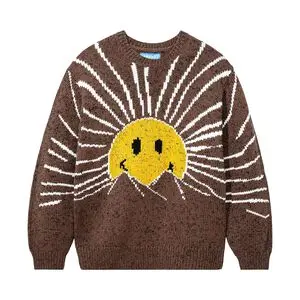MARKET Smiley Sunrise Sweater - Brown