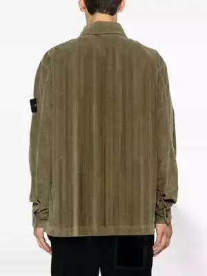 Stone Island Corduroy-texture Chest-pocket Shirt