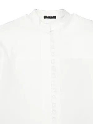 Balmain Batwing Sleeve Poplin Shirt