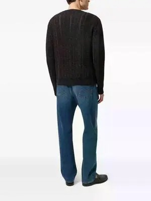 Missoni Chevron Knit Crew Neck Sweater