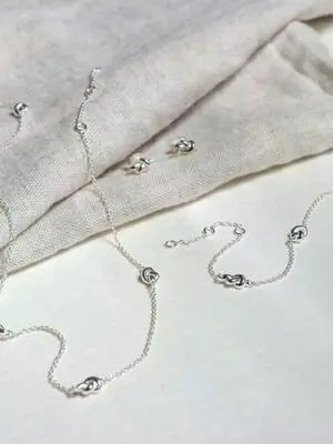 AUREE JEWELLERY Tone Knot Detail Necklace