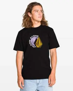 Volcom Mens' Hypnotizer Short Sleeve Tee - Black