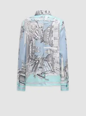 CALLAS MILANO Cameron Rome Silk Shirt