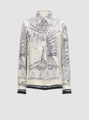 CALLAS MILANO Cameron Rome Silk Shirt
