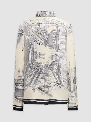 CALLAS MILANO Ps25 Cameron Rome Silk Shirt - White