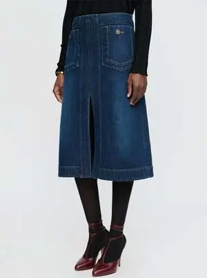 Permanent Collection Fernanda Denim Skirt