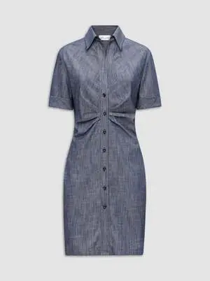 CALLAS MILANO Permanent Collection Ondine Shirtdress - Navy