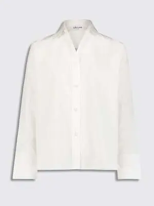 CALLAS MILANO Permanent Collection Sirene Venice Shirt White Travertine - Travertine/white