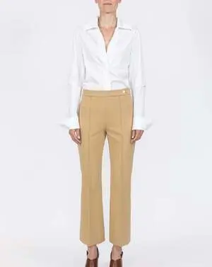 CALLAS MILANO Ps26 Lola Cropped Kick Flare Pant - Pale Camel