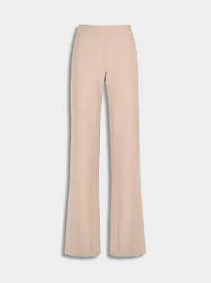CALLAS MILANO Anouk Wide Leg Crepe Trousers - Taupe