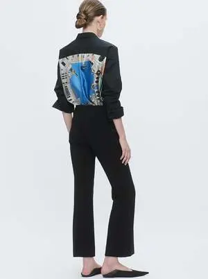 Permanent Collection Lola Jersey Crop Pant