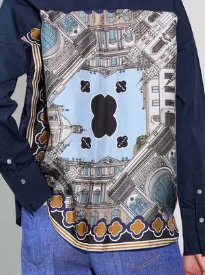 CALLAS MILANO Permanent Collection Sirene Milano Shirt - Navy/navy