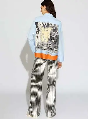 CALLAS MILANO Permanent Collection Sirene Como Lake Shirt - Pale Blue