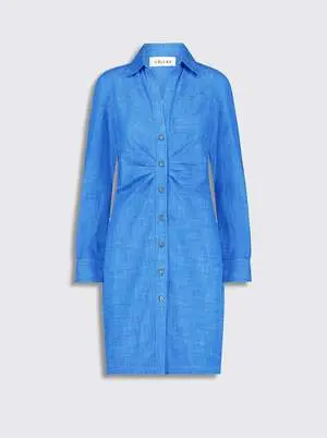 CALLAS MILANO Permanent Collection Odette Stretch Denim Shirtdress