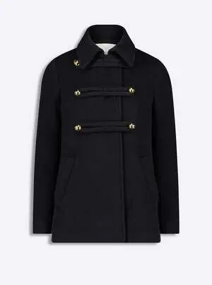 CALLAS MILANO Permanent Collection Clara Pea Coat - Black
