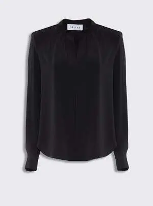 Permanent Collection Olympia Silk Crewneck Top