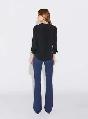 Permanent Collection Olympia Silk Crewneck Top