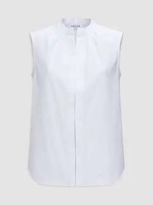 Permanent Collection Olympia Sleeveless Shirt - White