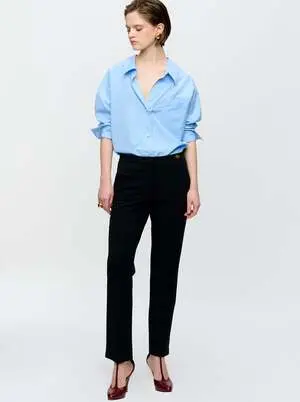 CALLAS MILANO Permanent Collection Charlotte Stretch Crepe Pant - Black