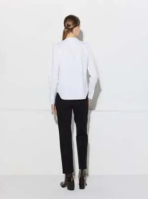 CALLAS MILANO Olympia Poplin Blouse - White