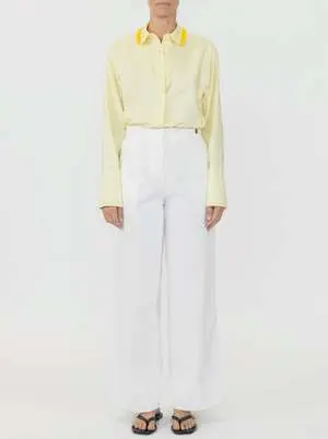 CALLAS MILANO Ss26 Sailor Wide Leg Pant - White