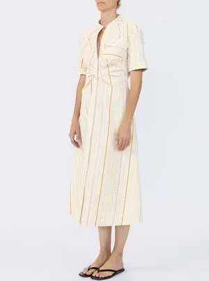 CALLAS MILANO Ss26 Noor Short Sleeve Shirtdress