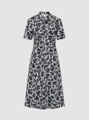 CALLAS MILANO Ss26 Noor Short Sleeve Shirtdress