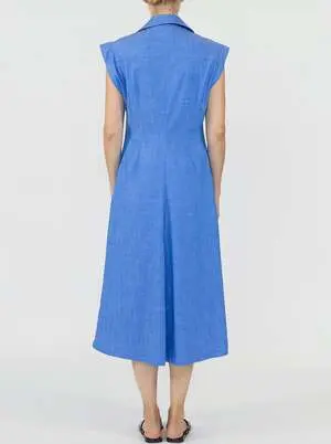 CALLAS MILANO Miami Sleeveless Shirtdress
