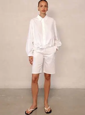 CALLAS MILANO Kasmin Tailored Shorts - White