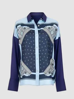 CALLAS MILANO Sirene Scarf Front Shirt