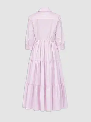CALLAS MILANO Marseille Tiered Shirtdress