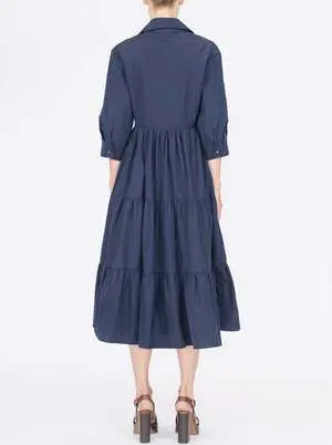 CALLAS MILANO Marseille Tiered Shirtdress
