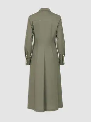 CALLAS MILANO Ps26 Genny Long Sleeve Shirtdress - Olive