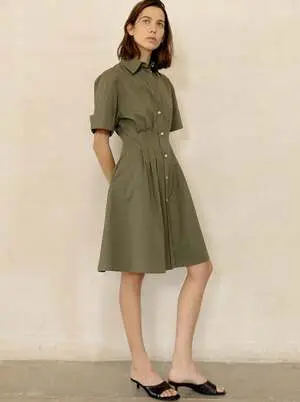 CALLAS MILANO Bergamo Fit And Flare Shirtdress