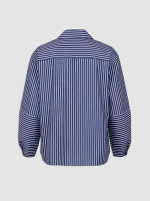 CALLAS MILANO Ps26 Aura Lantern Sleeve Stripe Shirt