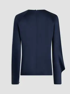 Permanent Collection Bliss Drape Sleeve Blouse