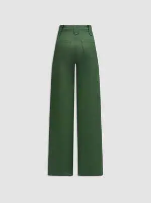 CALLAS MILANO Pf25 Jody Flared Pant Green - Military