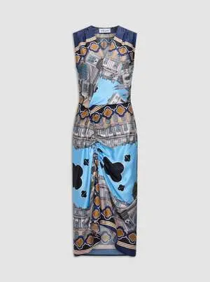 Permanent Collection Agnes Wrap Dress Navy - Mare
