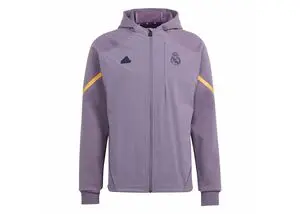 Adidas Real Madrid Designed For Gameday Fullzip Hoodie