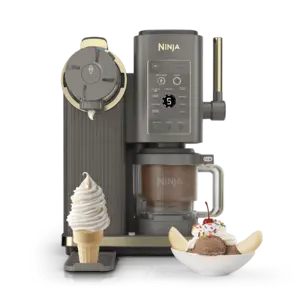 NINJA Creami Scoop & Swirl Soft Serve Ice Cream Machine - Mocha