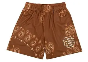 ERIC EMANUEL Paisley Print Mesh Shorts
