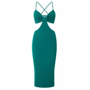 CHIARELLA Sunny Chic Midi Dress - Green