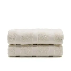 ITALIC Capri Bath Towel Set Of Two Ecru