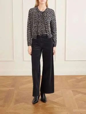 NILI LOTAN Megan Cotton Blend Pants