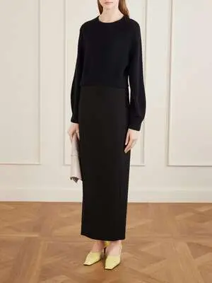 Khaite Masie Wool And Cashmere-blend Sweater