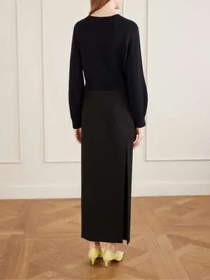 Khaite Masie Wool And Cashmere-blend Sweater