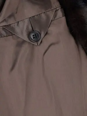 MAISON MARGIELA Faux Fur Bomber Jacket