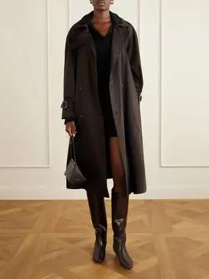 Le Monde Beryl Allegra 25 Snake-effect Leather Knee Boots